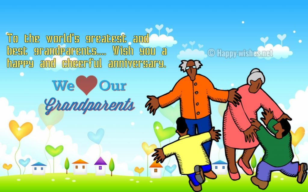 Anniversary Wishes For Grandparents From Grandchildren